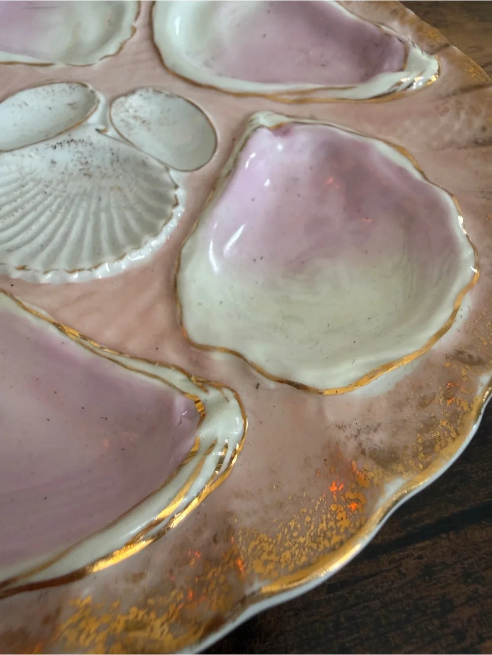 welmar | Accents | Pink Shell Oyster Plate Welmar | Poshmark